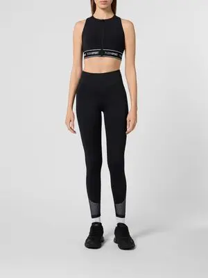 PLEIN SPORT Leggings With Mesh Detail