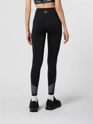 PLEIN SPORT Leggings With Mesh Detail