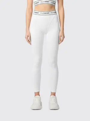 PLEIN SPORT Logo Waist Leggings - White