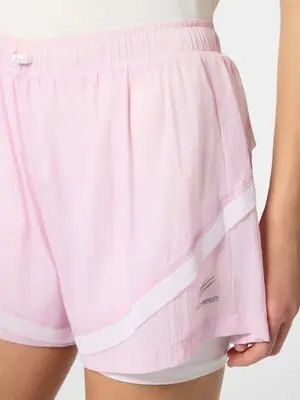 PLEIN SPORT Technical Fabric Jogging Shorts - Fuchsia