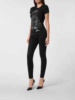 Philipp Plein Embellished Teddy Bear T-shirt - Black