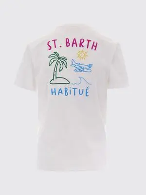 MC2 SAINT BARTH T-shirt With Graphic Print - Ivory