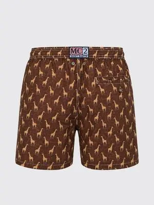 MC2 SAINT BARTH Printed Swimsuit - Brown