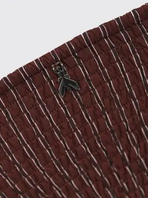 Patrizia Pepe Striped Cotton Corset Top