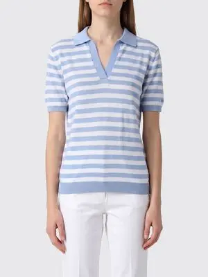 MC2 SAINT BARTH Mc2 Saint Barth Striped Polo Shirt Blue