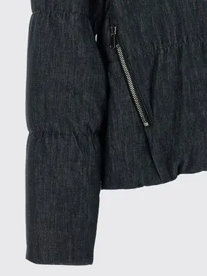 Brunello Cucinelli Short Quilted Down Jacket With Hood - Denim