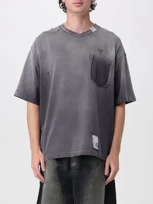 Mihara Yasuhiro Oversized Cotton T-shirt With Applied Logo - Black