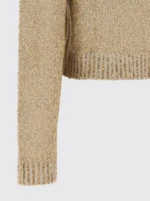 Brunello Cucinelli Linen And Cashmere Long-sleeved Crew Neck Jumper - Grey