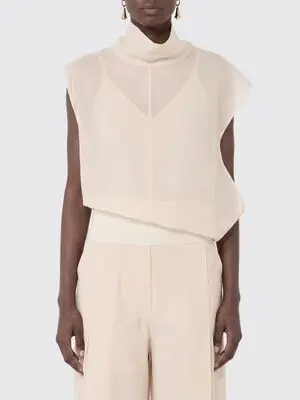 Sportmax Sleeveless Turtleneck Top - Ecru