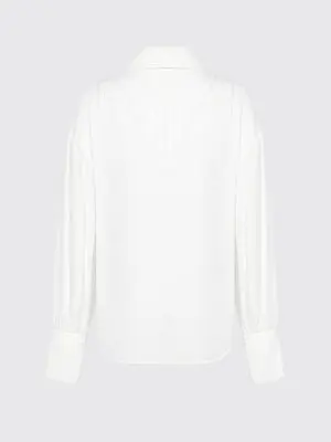 Patrizia Pepe Viscose Shirt With Lace Inserts