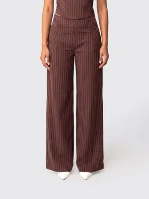 Patrizia Pepe Striped Wide Leg Trousers