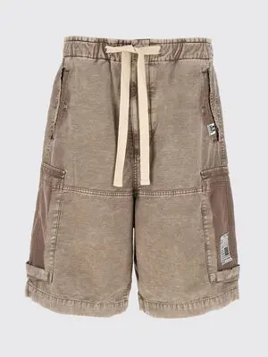 Mihara Yasuhiro Denim Cargo Shorts With Drawstring Waistband
