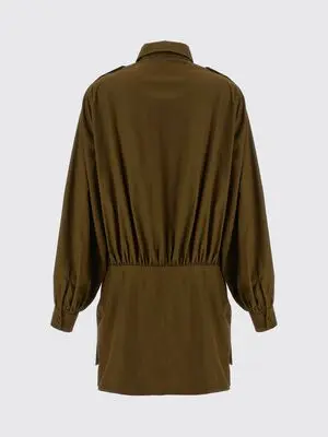 7 For All Mankind Mini Shirtdress With Fringe Details