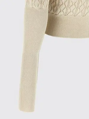 VIVIENNE WESTWOOD Slim Fit Cotton Cardigan With Embroidered Orb Logo And Ruched Shoulders