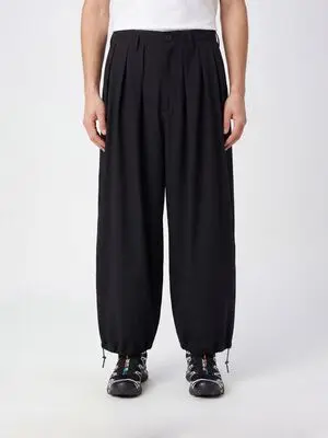 Yohji Yamamoto Wide-leg Technical Fabric Trousers