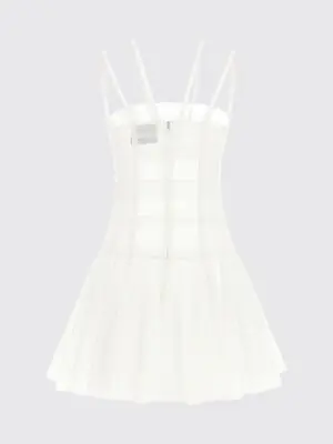 GIOVANNI BEDIN Lace Bustier Mini Dress - White