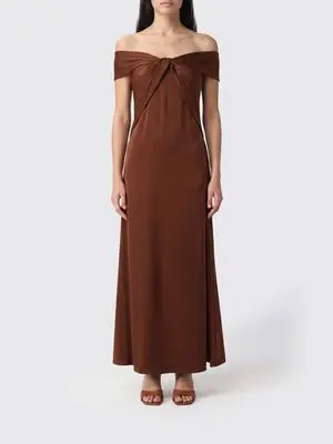 HANITA Off-the-shoulder A-line Viscose Blend Gown