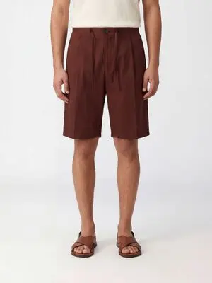 HEVO Modal Blend Shorts With Elasticated Drawstring Waist - Brown