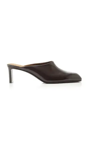 Khaite Colt Leather Mules