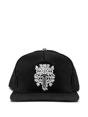Chrome Hearts Dagger Denim Baseball Hat - Black