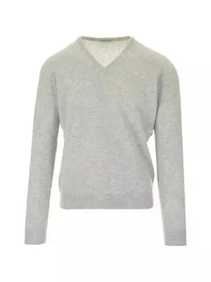 AL DUCA D’AOSTA 1902 V-neck Ribbed Sweater