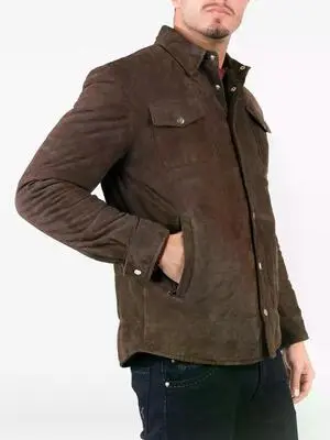 AL DUCA D’AOSTA 1902 Quilted Suede Jacket