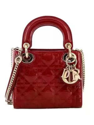 Dior Lady Chain Bag - Red