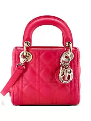 Dior Lady Chain Bag - Pink
