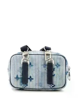 LOUIS VUITTON Monogram Watercolor Stripes Denim Crossbody Bag - Blue