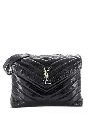 Saint Laurent Textured Shoulder Bags