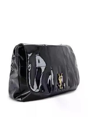 Saint Laurent Jamie 4.3 Quilted Patent Large Shoulder Bag - Black