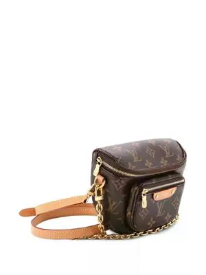 LOUIS VUITTON Monogram Canvas Mini Belt Bag - Brown