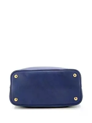 Prada Panier Saffiano Leather Large Bucket Bag - Blue
