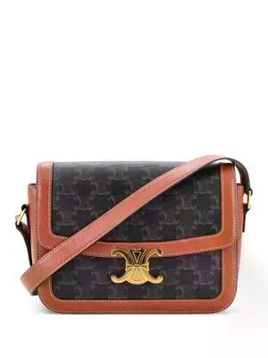 Celine Triomphe Shoulder Bag - Brown