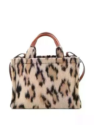 Celine Cabas Thais Printed Wool Small Tote Bag - Multicolour