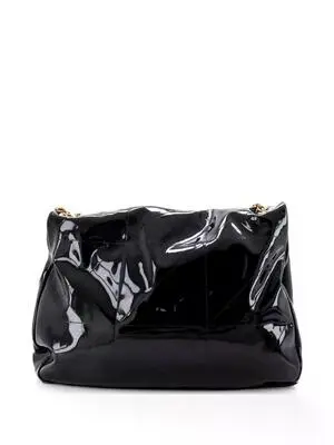 Saint Laurent Jamie 4.3 Quilted Patent Large Shoulder Bag - Black
