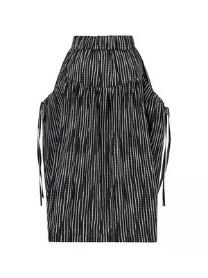 STUDIO TOMBOY Check Drawstring Midi Skirt
