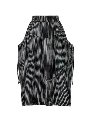 STUDIO TOMBOY Check Drawstring Midi Skirt