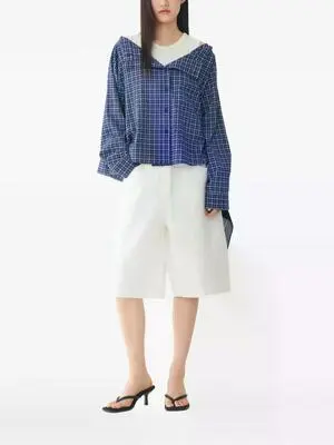 STUDIO TOMBOY Check Pattern Pleated Skirt