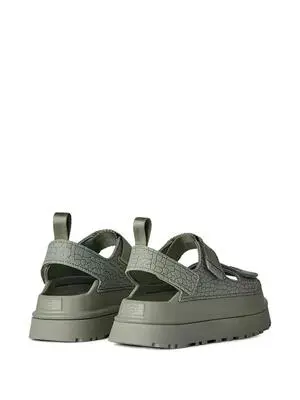 UGG Goldenglow Embossed Sandals - Green
