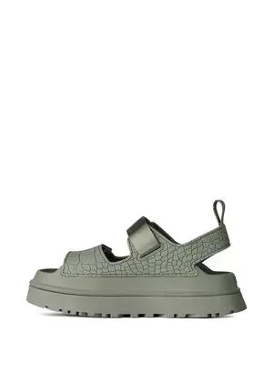 UGG Goldenglow Embossed Sandals - Green