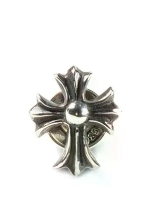 Chrome Hearts Tone Cross Motif Stud Earring