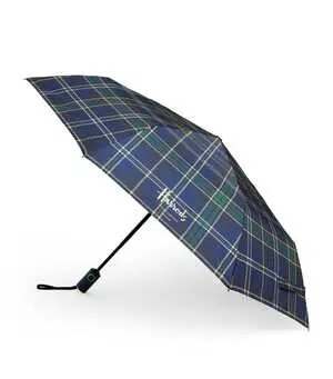 Harrods Tartan Umbrella - Navy