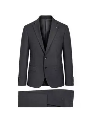 ETIEM TEXTIL S.L. Single-breasted Notched-lapel Suit - Grey