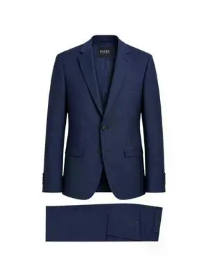 DIGEL Textured Single-breasted Suit - Blue