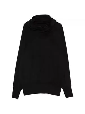 JULIUS Draped Neck Hoodie