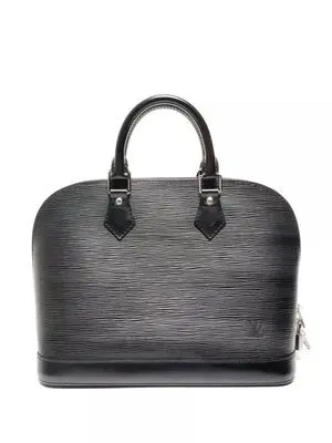 LOUIS VUITTON Epi Alma Pm Handbag - Black