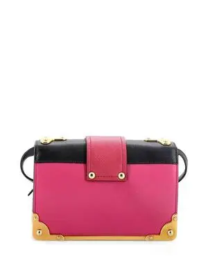 Prada Cahier Embellished Leather Small Crossbody Bag