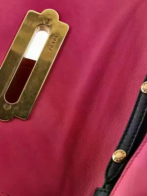 Prada Cahier Embellished Leather Small Crossbody Bag