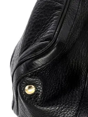 Gucci Vintage Web Boston Bag Leather Medium Satchel